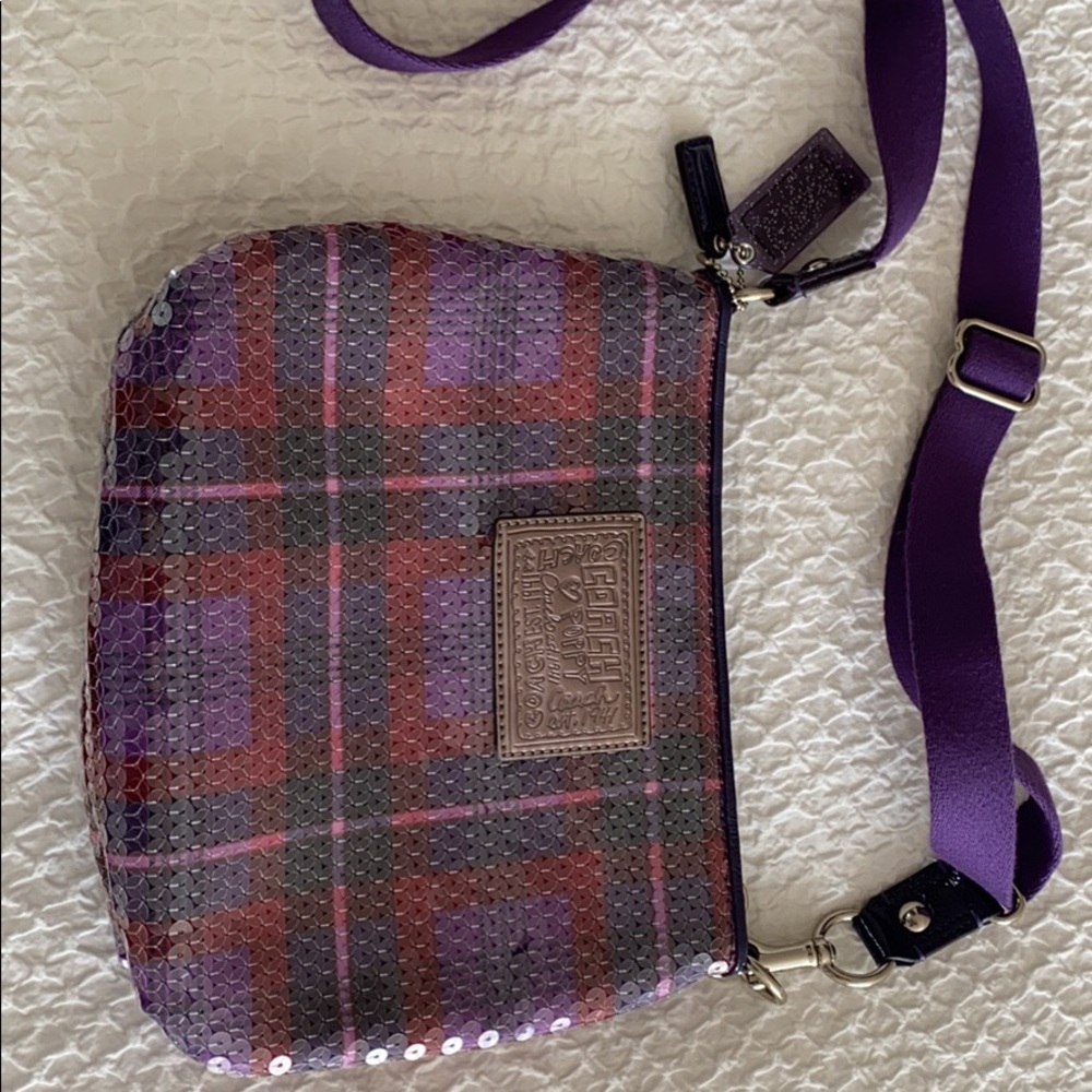 Coach Sequence Super Fun And Unique Crossbody Bag - Gem